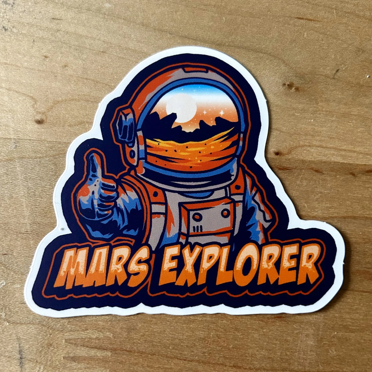 Mars Explorer 2 Sticker – Red Planet Resorts